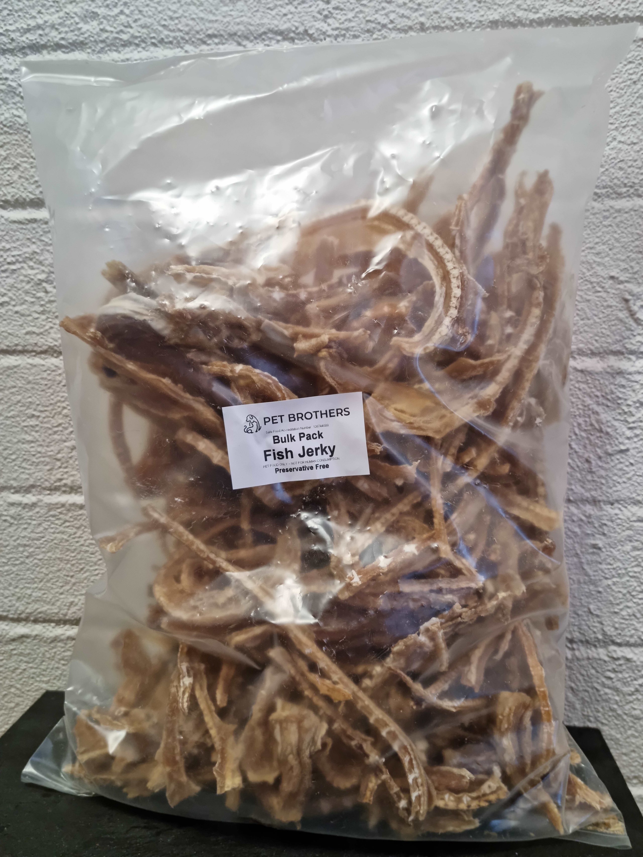 Bulk Fish Jerky | Pet Brothers